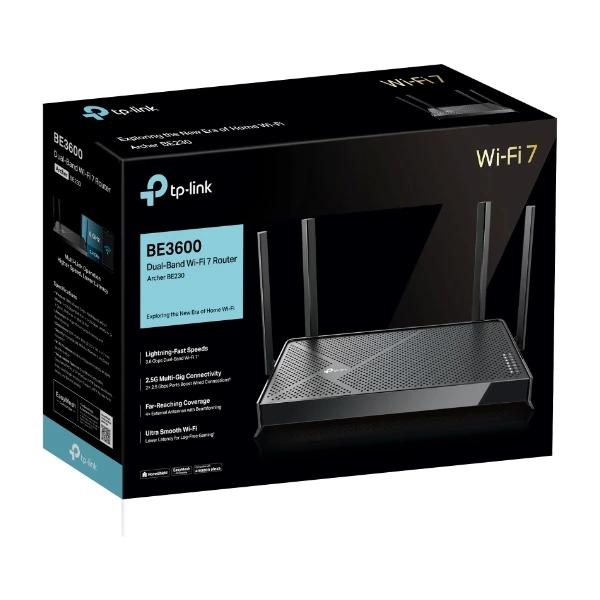 TP-Link Archer BE230 BE3600 Wi-Fi 7 -reititin - Power.fi