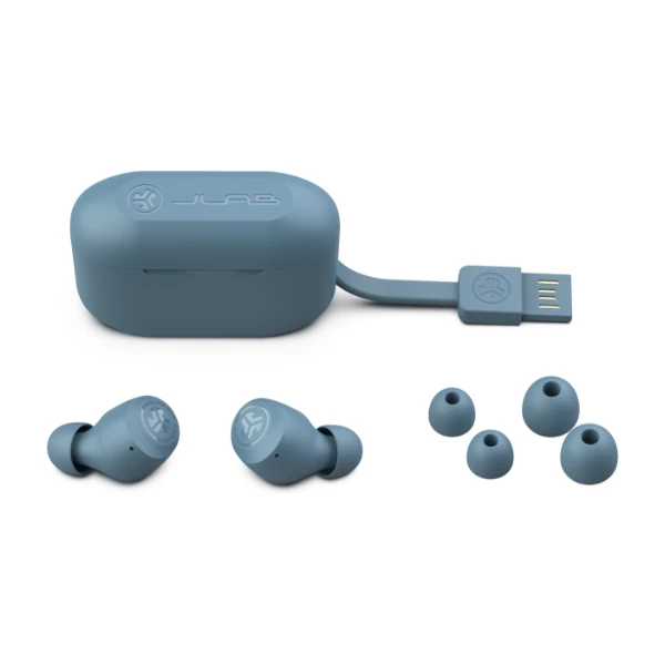 JLab Go Air Pop True Wireless, blågrå - Power.no