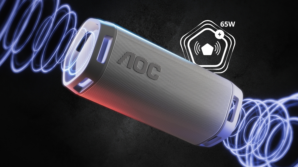 AOC O2 AS700B/00 Bluetooth-kaiutin, musta - Power.fi