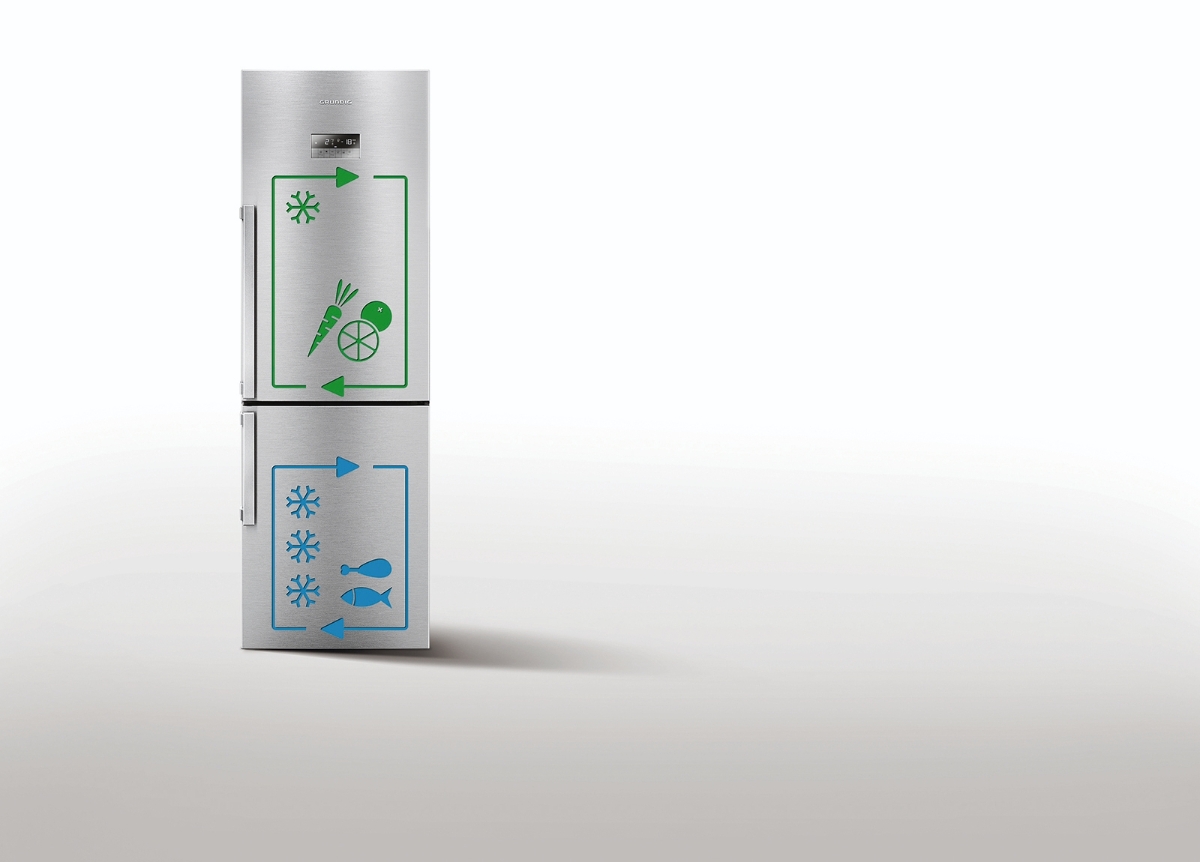 Grundig Gr3300 GKPN 46820 W kombiskap - Power.no