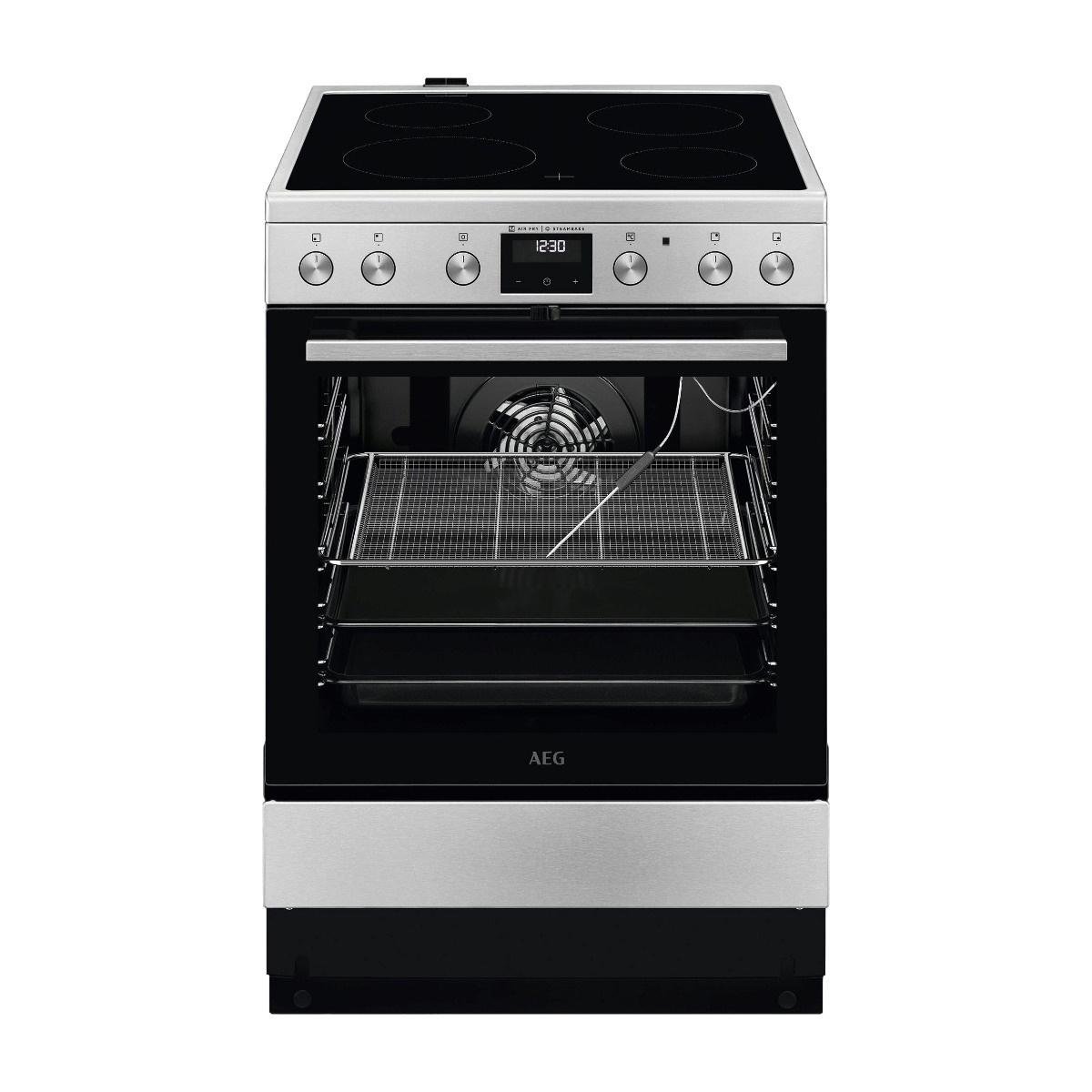 AEG 6000-serien CCS6662ABM keramisk komfyr - Power.no