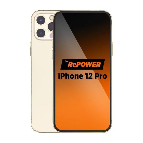 RePOWER iPhone 12 Pro 128 GB, gull Grade B - Power.no