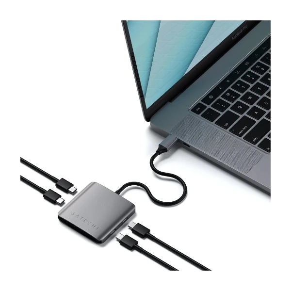 Satechi 4-Port USB-C hub - Power.se