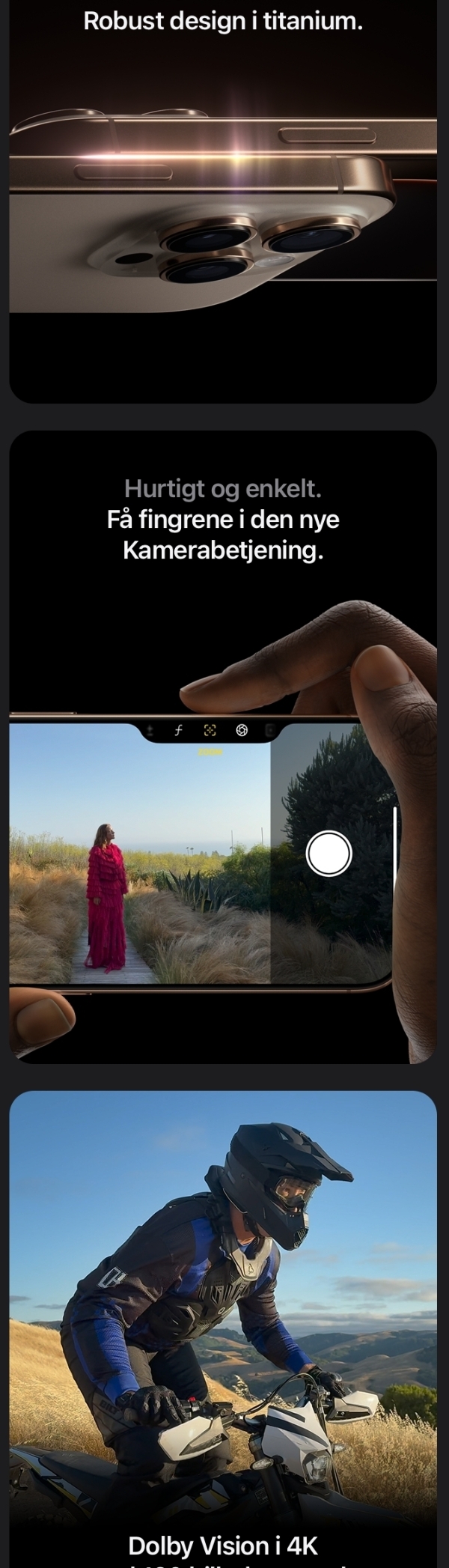 Apple iPhone 16 Pro 256 GB, sort titanium - POWER.dk