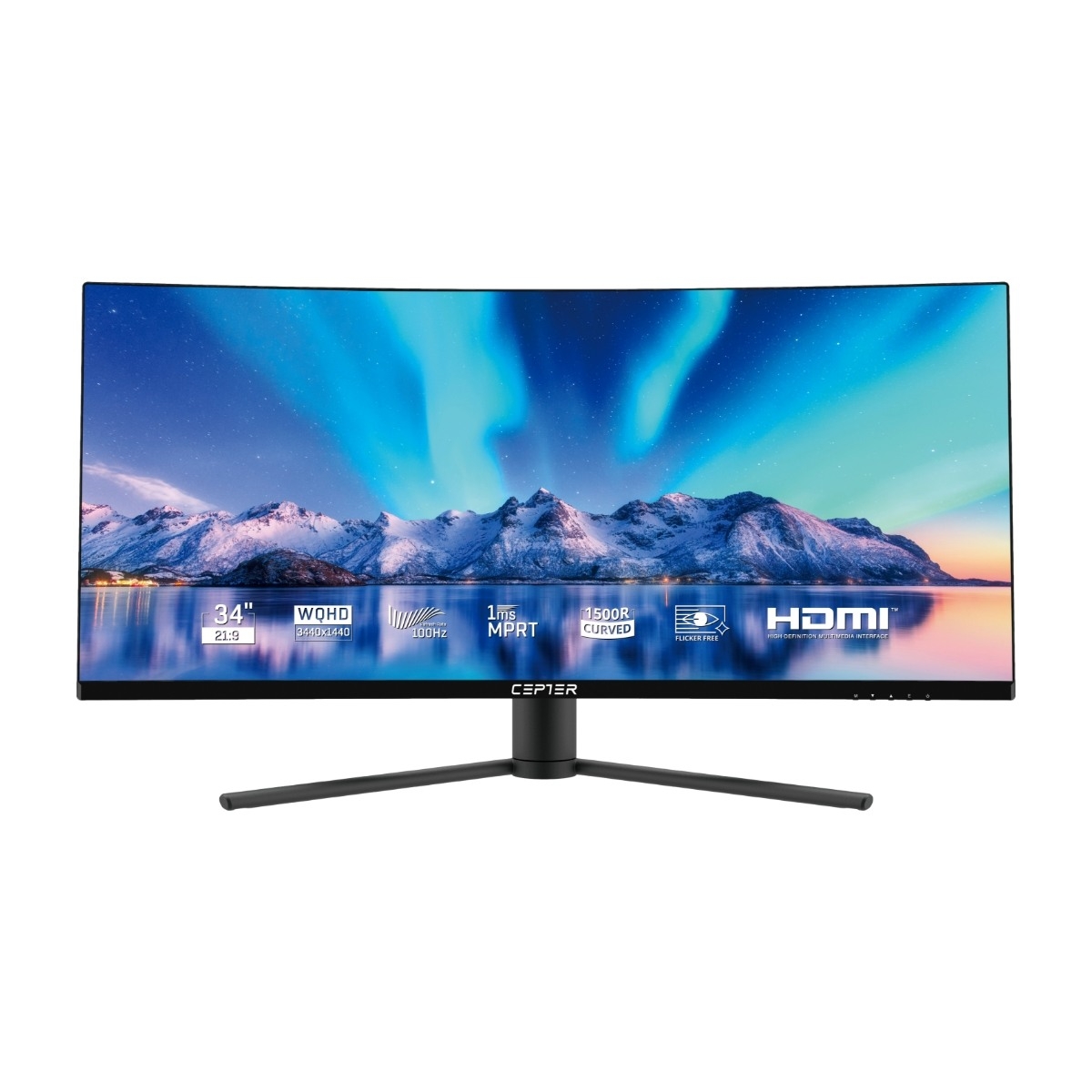Cepter Pulse 34" WQHD gaming monitor - CEPTER
