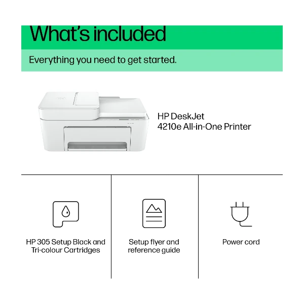 HP DeskJet 4210E All-In-One printer - POWER.dk