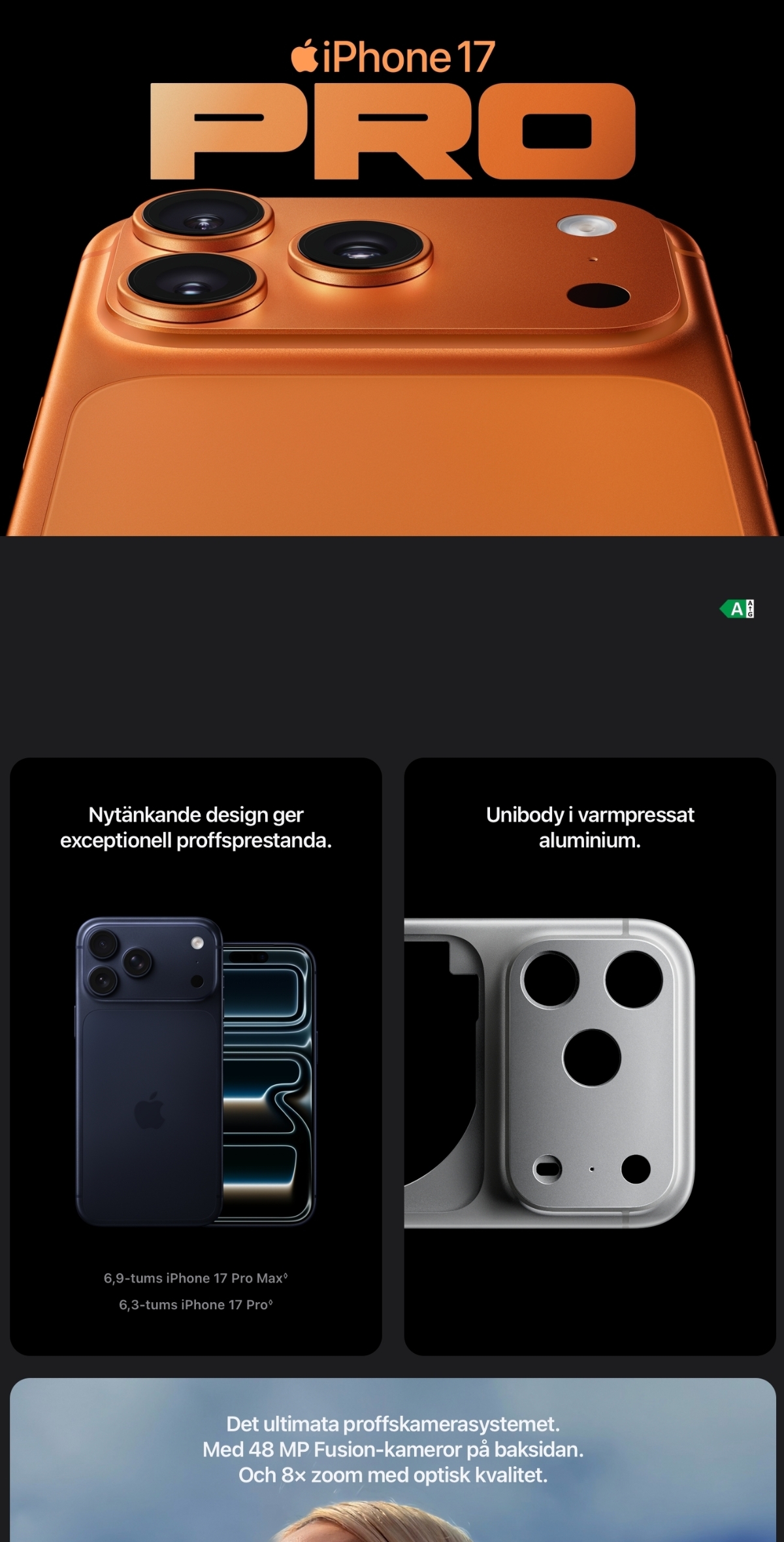 Apple iPhone 17 Pro Max 2 Tb, silver - Power.se