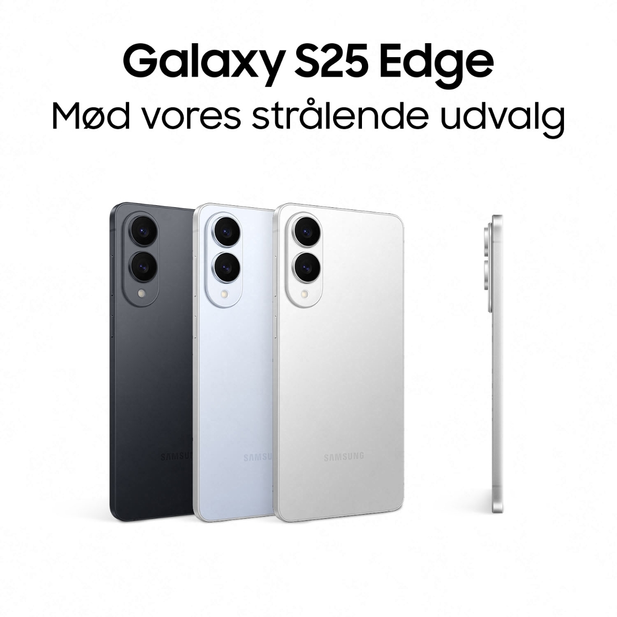 Samsung Galaxy S25 Edge 512 GB, Titanium Jetblack - POWER.dk
