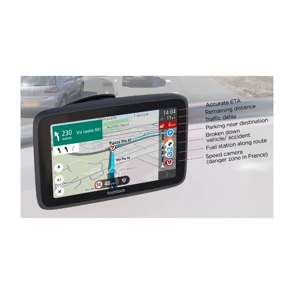 TomTom GO Classic 5" GPS-navigaattori 2nd Gen USB-C - Power.fi