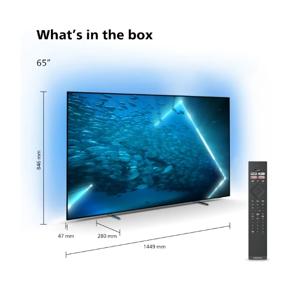 Philips 65" 4K UHD OLED Android TV 65OLED707 - Power.fi