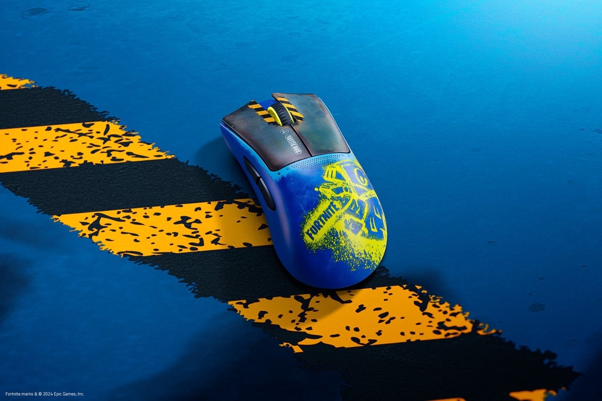 Razer Deathadder V3 Pro trådlös gamingmus, Fortnite Edition - Power.se