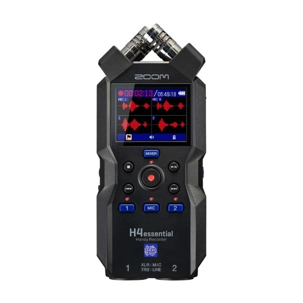 Zoom H4essential 4 spor 32-Bit Float digital optager - POWER.dk