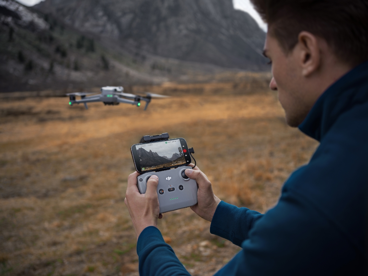 DJI Air 3 drone + DJI RC-N2 fjernkontroll - Power.no