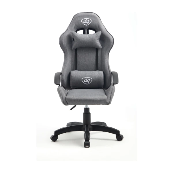 Dacota Gaming Falcon Fabric gaming stol, grå - POWER.dk