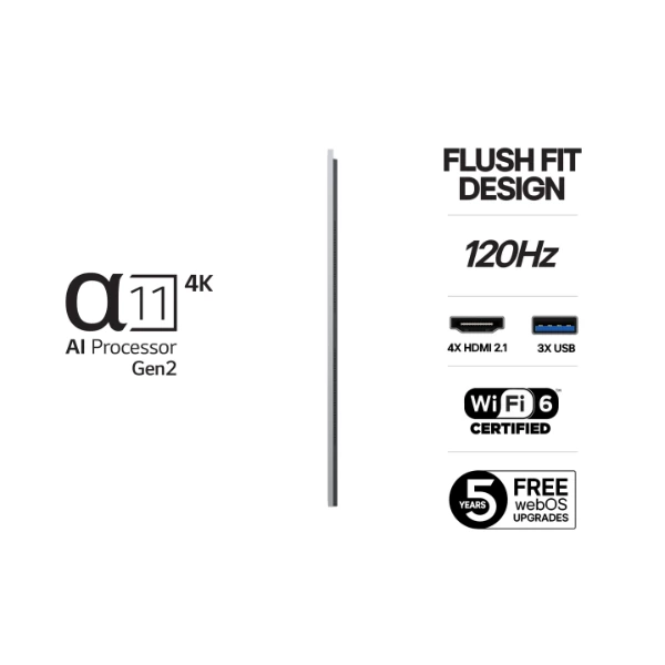 LG 97" OLED evo G5 4K TV 2025 OLED97G54LW - POWER.dk