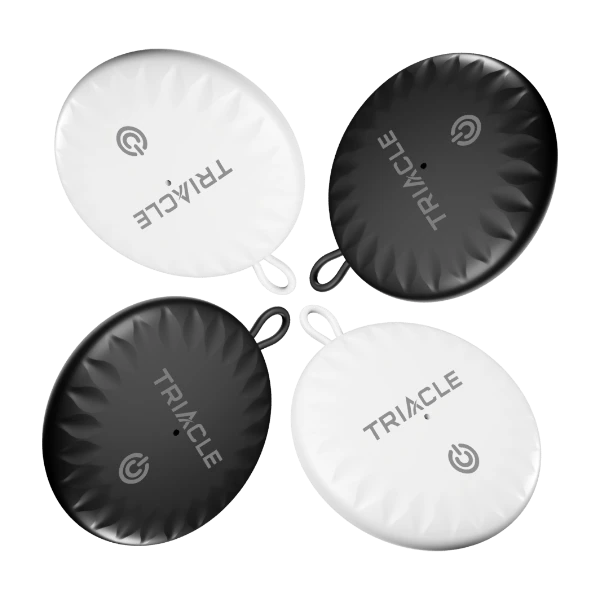 Triacle X-Mark Three avaimien ja tavaran paikannin (4 kpl), musta ...
