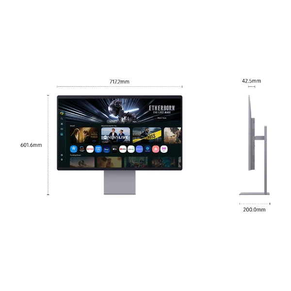 Samsung Smart Skærm M9 M90F 32" 4K UHD skærm - POWER.dk