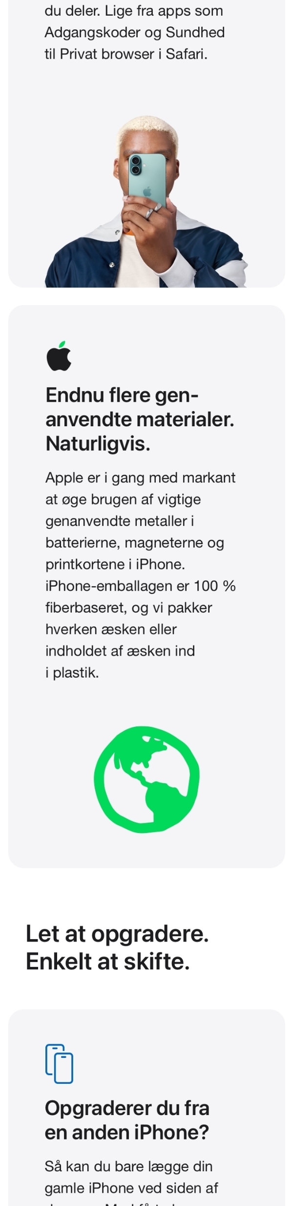 Apple iPhone 16 Plus 128 GB, ultramarin - POWER.dk