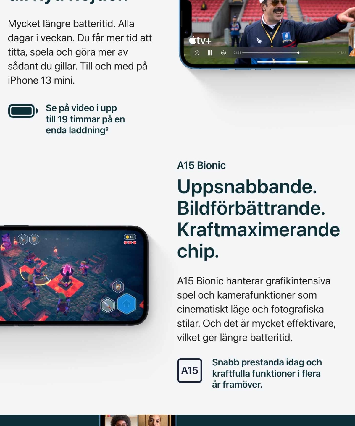 Apple iPhone 13 128 GB, Midnatt - Power.se