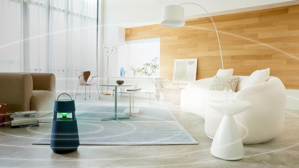 LG RP4 XBOOM 360 Bluetooth højttaler bordeaux - Power.dk