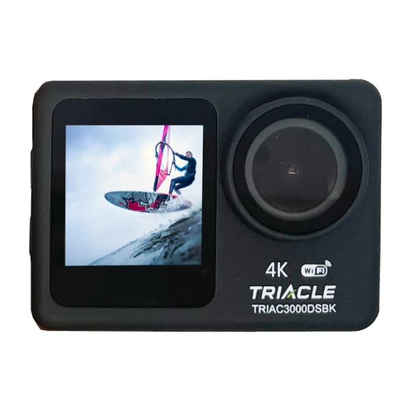 Triacle Unikat 3000Ds actionkamera 4K, svart - Power.no