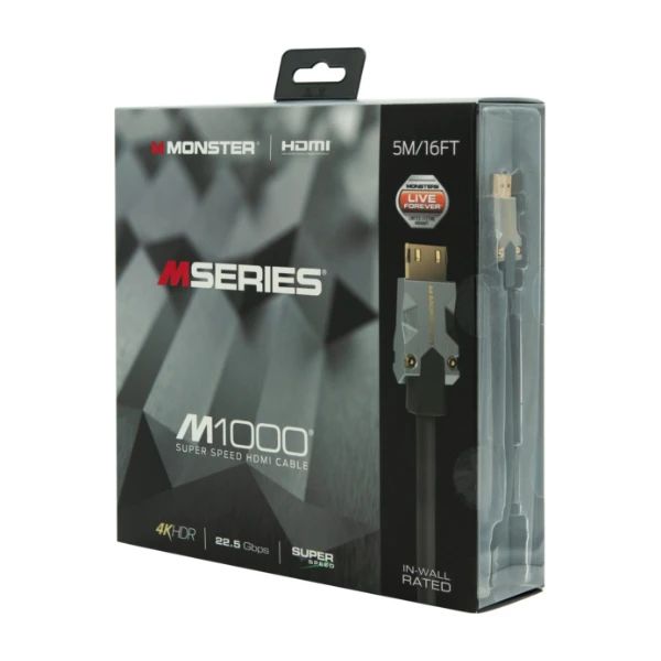 Monster M1000 HDMI-kaapeli 4K UHD 5m - Power.fi