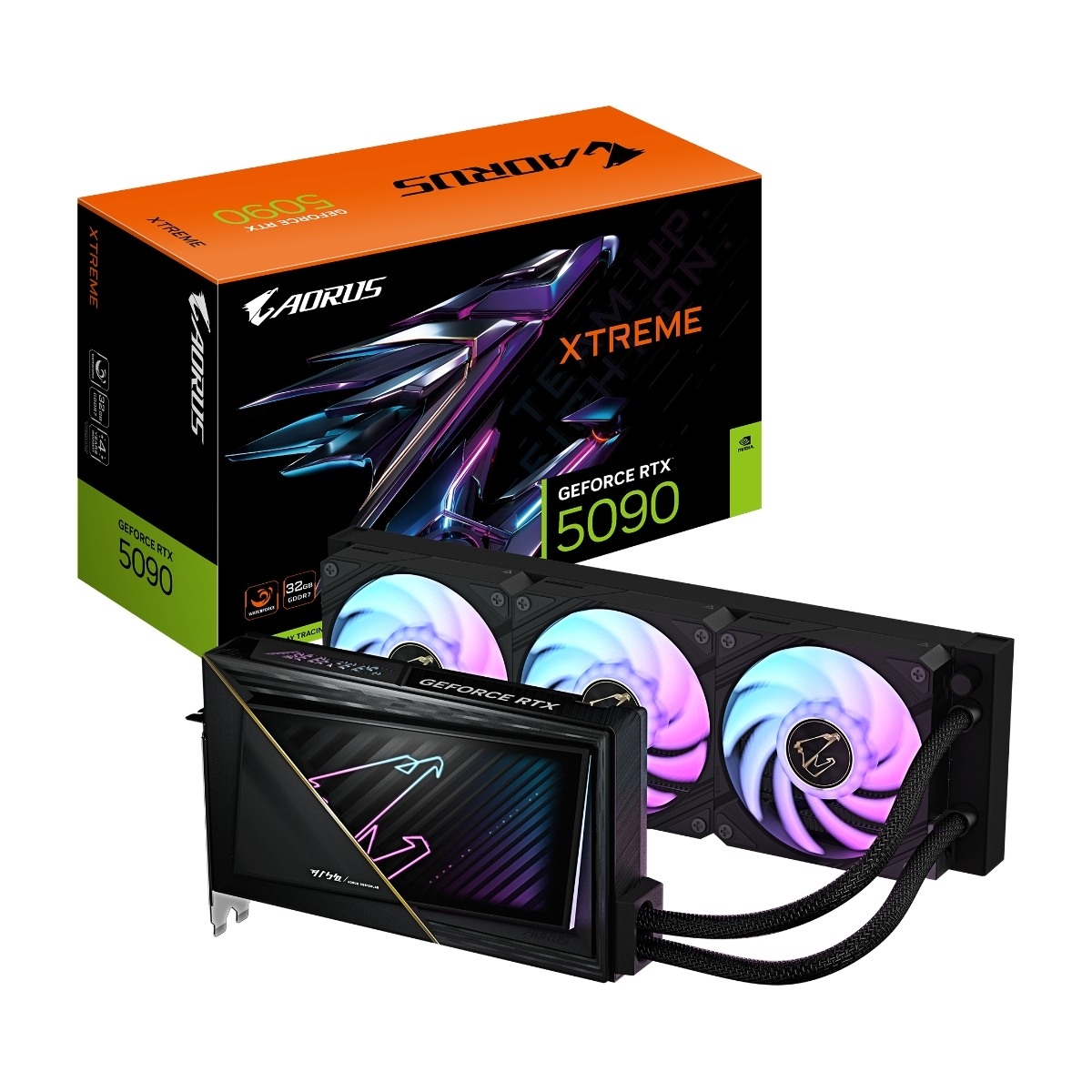 GIGABYTE AORUS GeForce RTX 5090 XTREME WATERFORCE 32 GB grafikkort ...