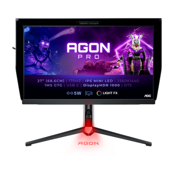 AOC Agon Pro AG274QXM 27" QHD gaming-skærm - POWER.dk