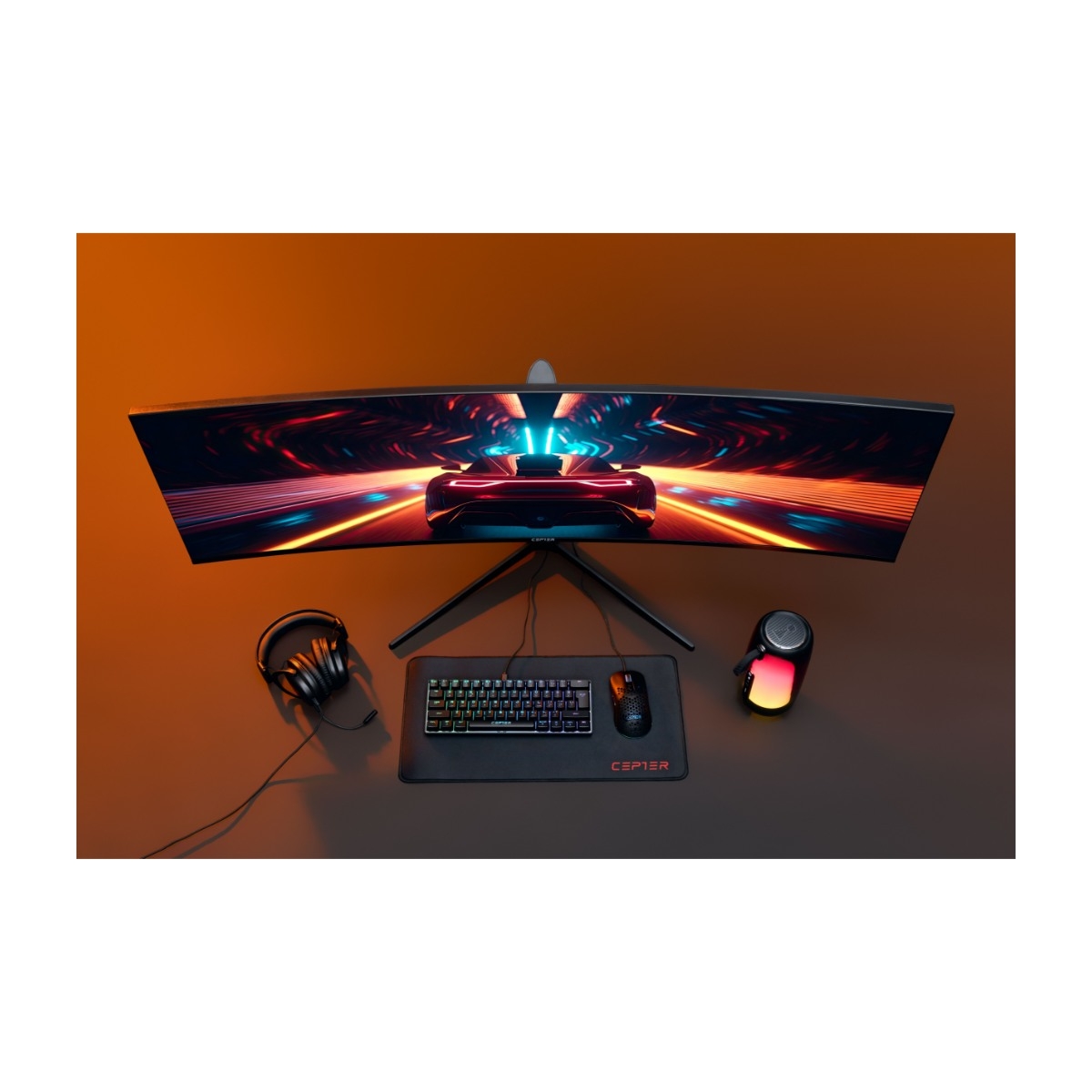 Cepter Pulse 49" DQHD monitor - CEPTER