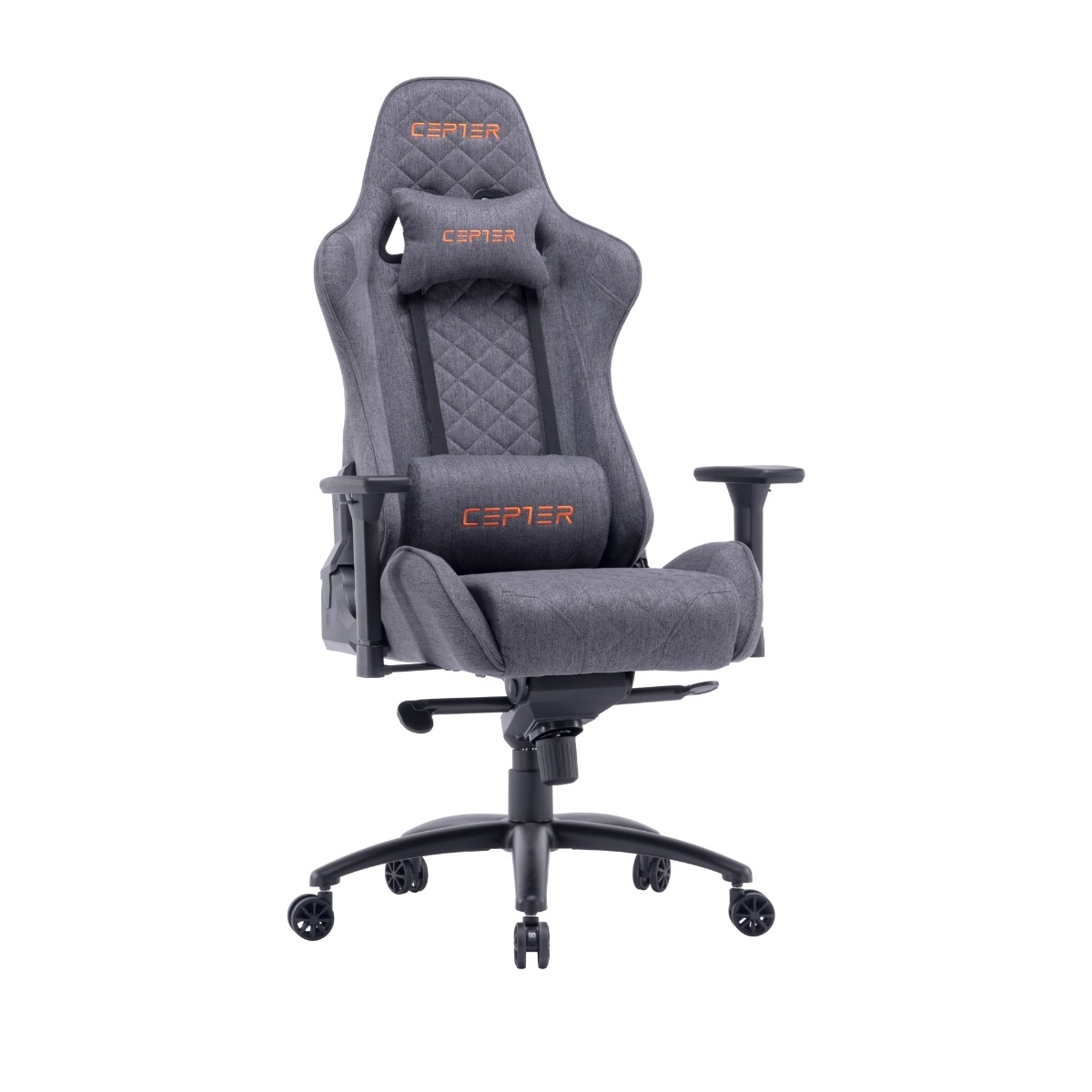 CEPTER ROGUE FABRIC GAMING CHAIR - GREY - CEPTER