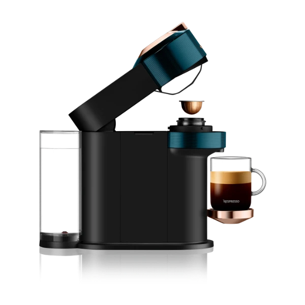 Nespresso Vertuo Next kapselikeitin By Delonghi, Luxury teal - Power.fi