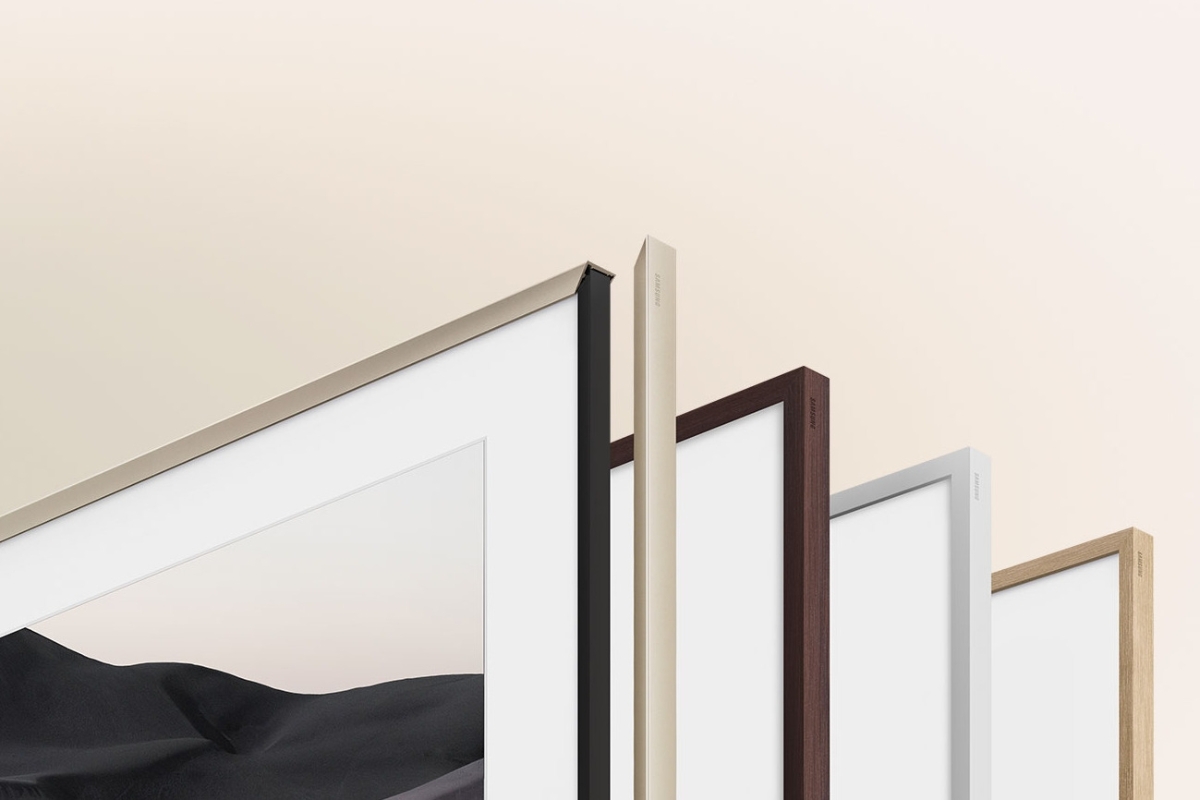 Samsung the Frame 32" ram, sand vit (2023) - Power.se