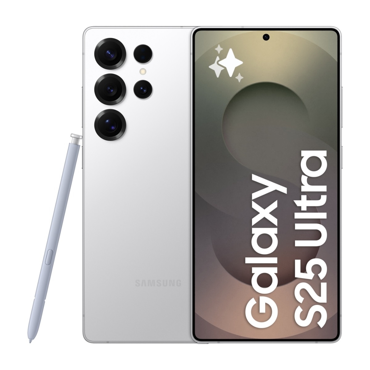Samsung Galaxy S25 Ultra 512 GB, Titanium Whitesilver - Power.no