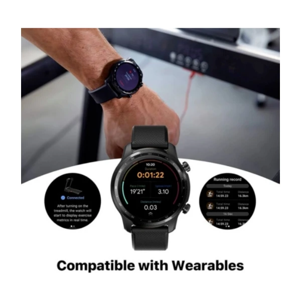 Mobvoi Home Treadmill Pro løbebånd, sort - POWER.dk