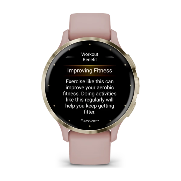 Garmin Venu 3S smartwatch pink Dawn/soft gold - POWER.dk