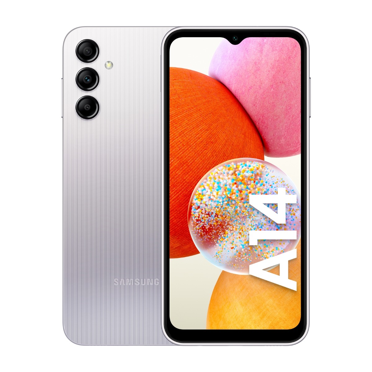 Samsung Galaxy A14 128 GB, silver - Power.se