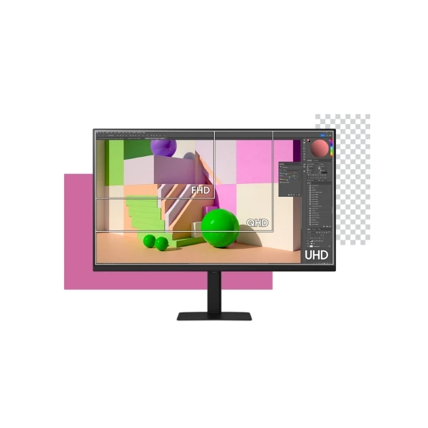 Samsung ViewFinity S7 32" 4K UHD -näyttö, musta - Power.fi