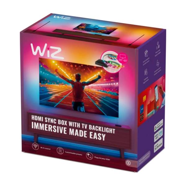 WiZ Sync Box startkit 55"-65" - Power.se