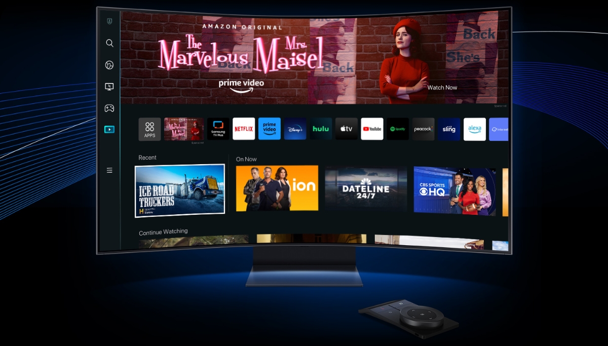 Samsung Odyssey Ark 2nd gen S55CG970N 55" 4K UHD gamingskærm - POWER.dk