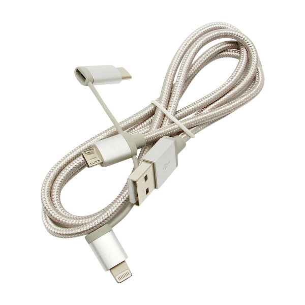 Eletra 3-in-1 USB-Johto, 1 m - Power.fi
