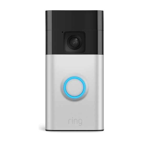 Ring Battery Video Doorbell videodørklokke, Satin Nikkel - POWER.dk