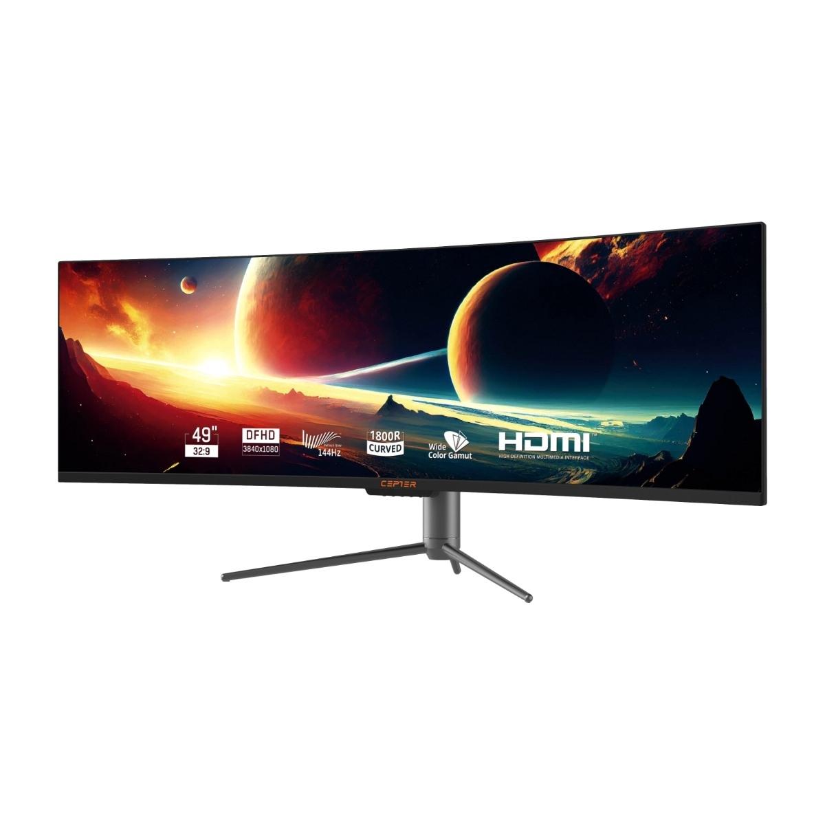Cepter Alpha 49" DFull HD gaming monitor - CEPTER