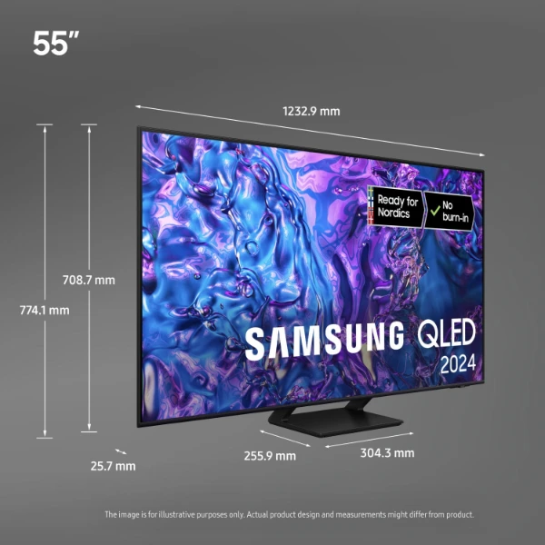 Samsung 55" 4K QLED TV TQ55Q70DATXXC - Power.no