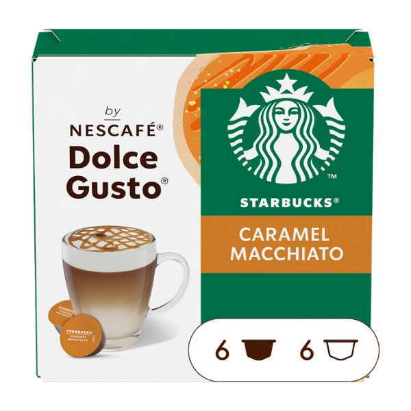 Starbucks Caramel Macchiato kaffekapslar By Nescafe Dolce gusto - Power.se