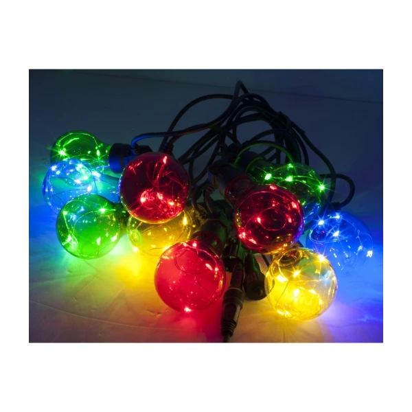 Kulz valosarja ulkokäyttöön A60, 10 kpl väri - Power.fi