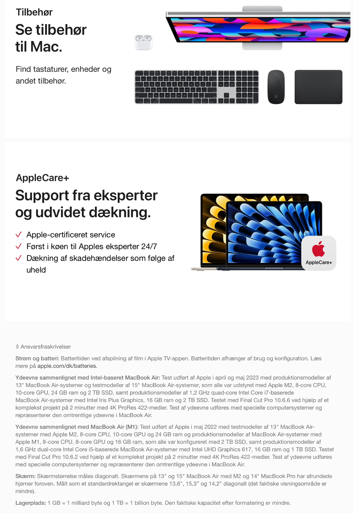 Apple MacBook Air 2022 MLY33DK/A 13" 256 GB, Midnat - POWER.dk