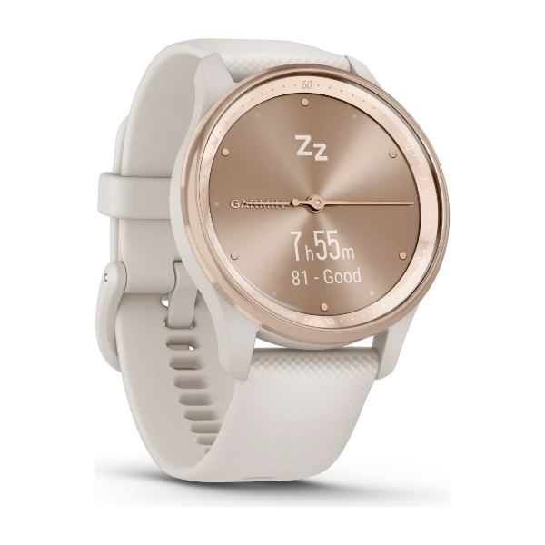 Garmin Vivomove Trend Hybrid smartwatch Ivory peach - Power.dk
