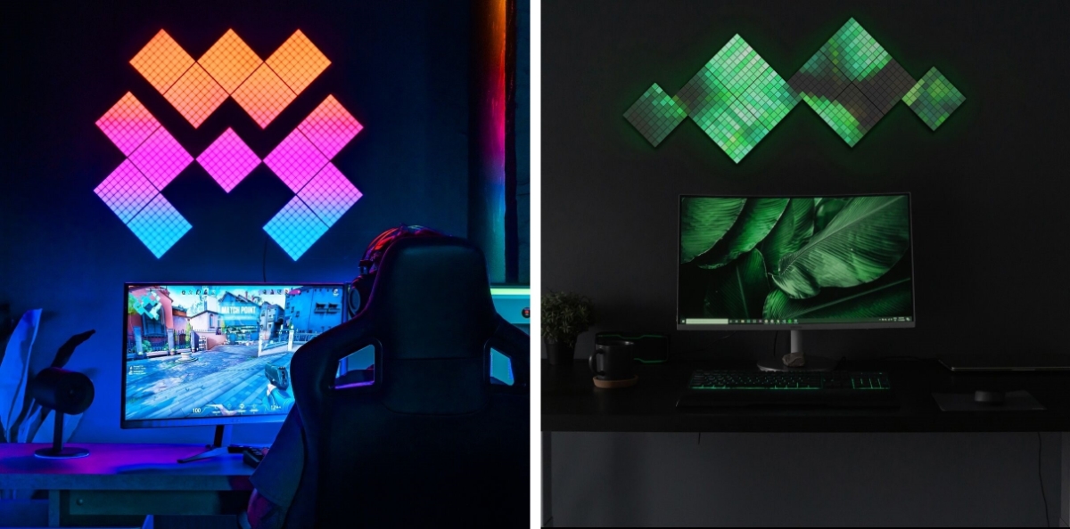 Twinkly Squares RGB LED Paneler startkit - Power.se