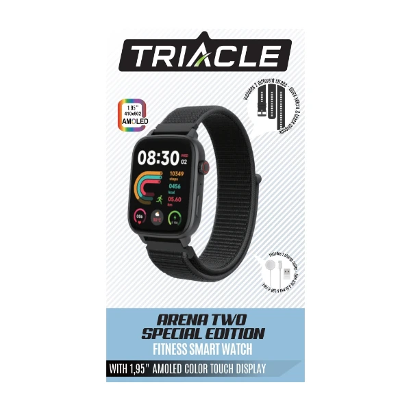 Triacle Arena Two Special Edition älykello, musta - Power.fi