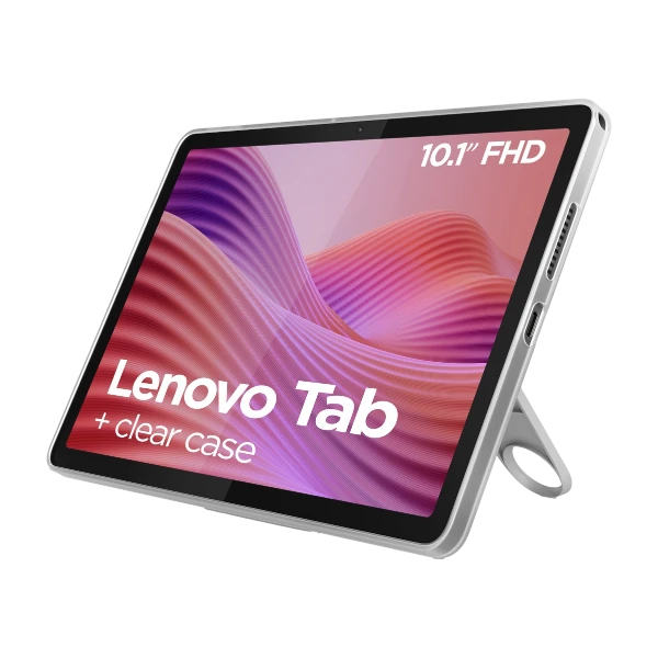 Lenovo Tab 10,1" (inkl. clear case) LTE 64 GB nettbrett, Luna Grey ...